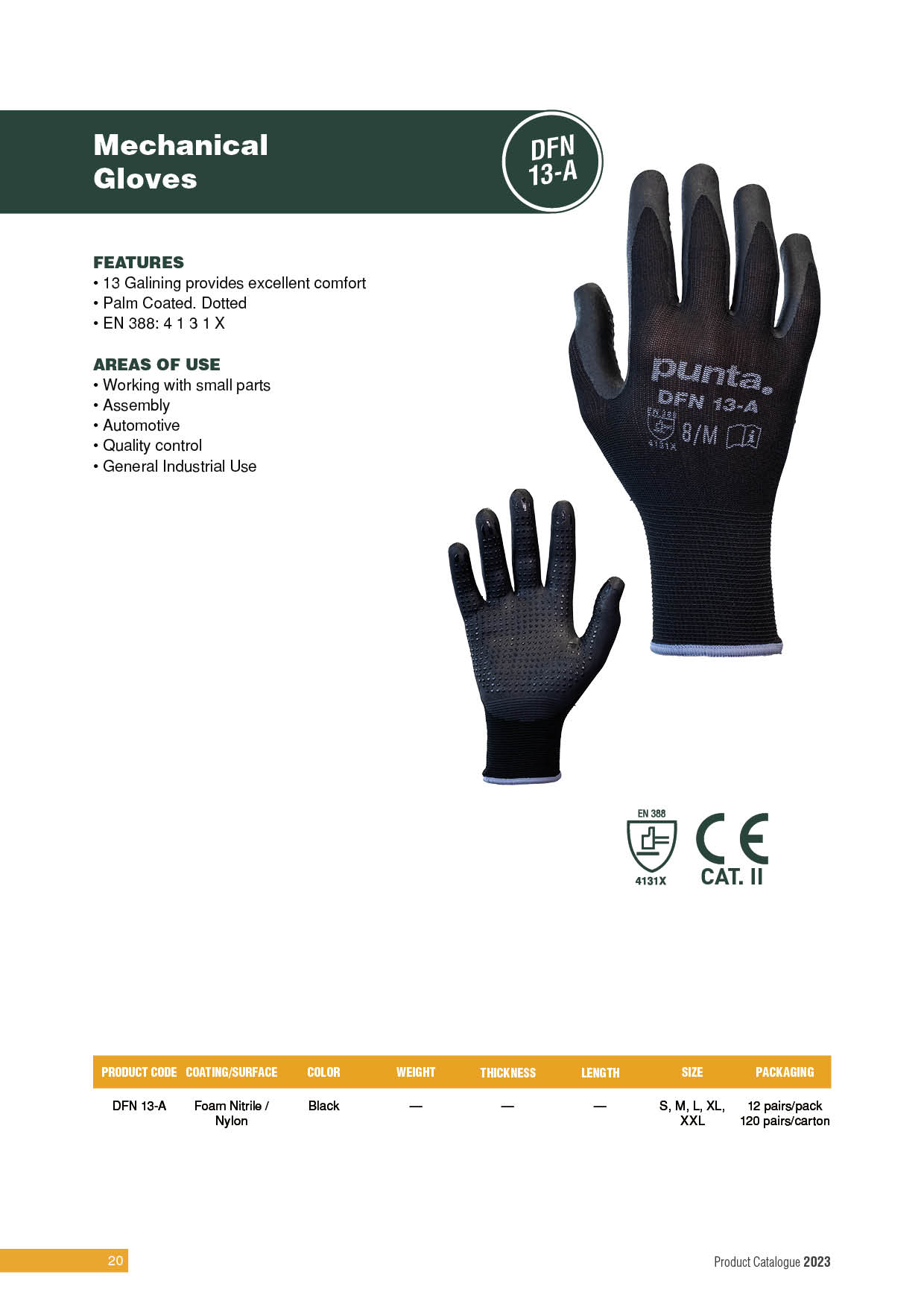 PUNTA DFN 13-A - Punta Eldiven